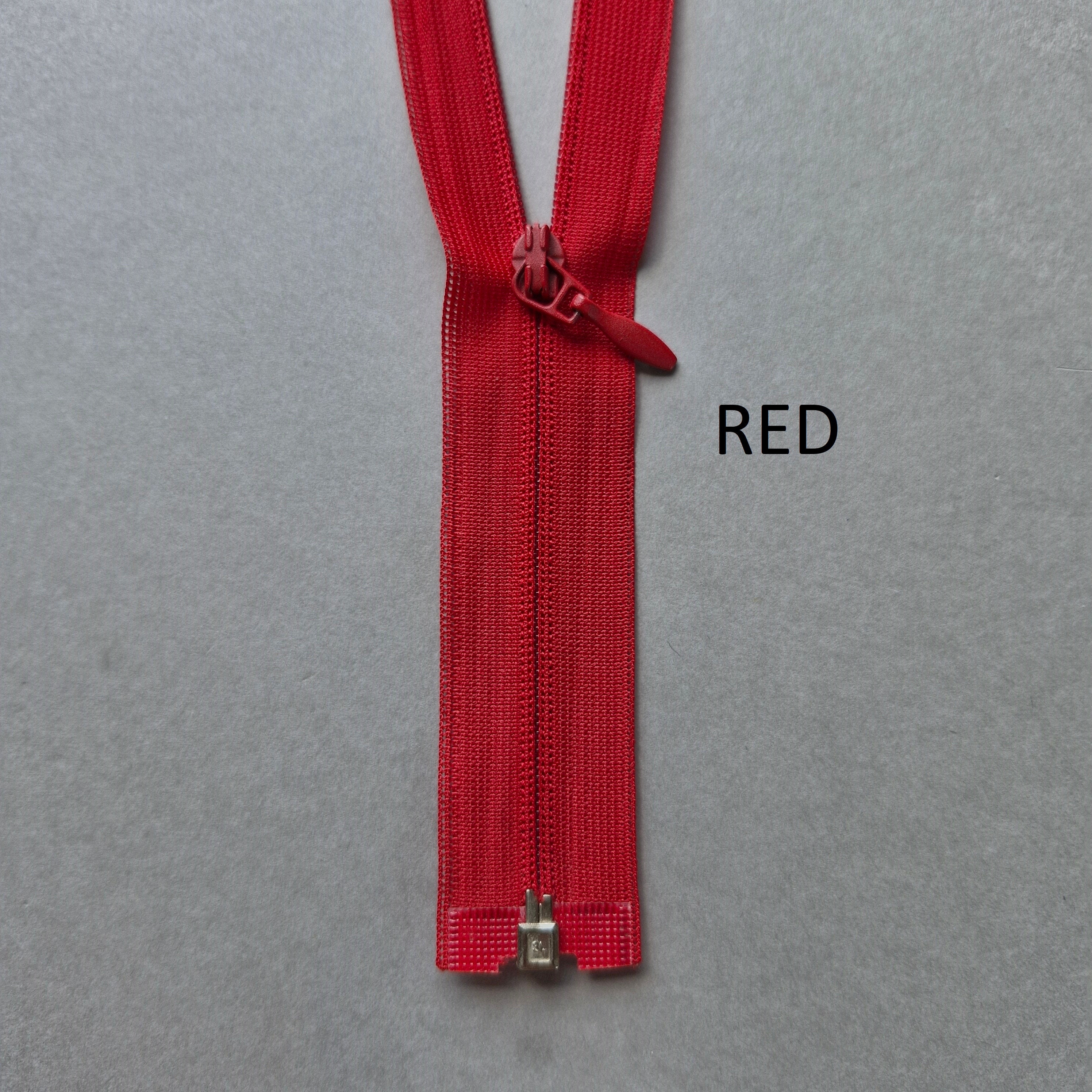 Invisible Open End Zipper 45-50cm Divisible Zipper Plastic Separating ...