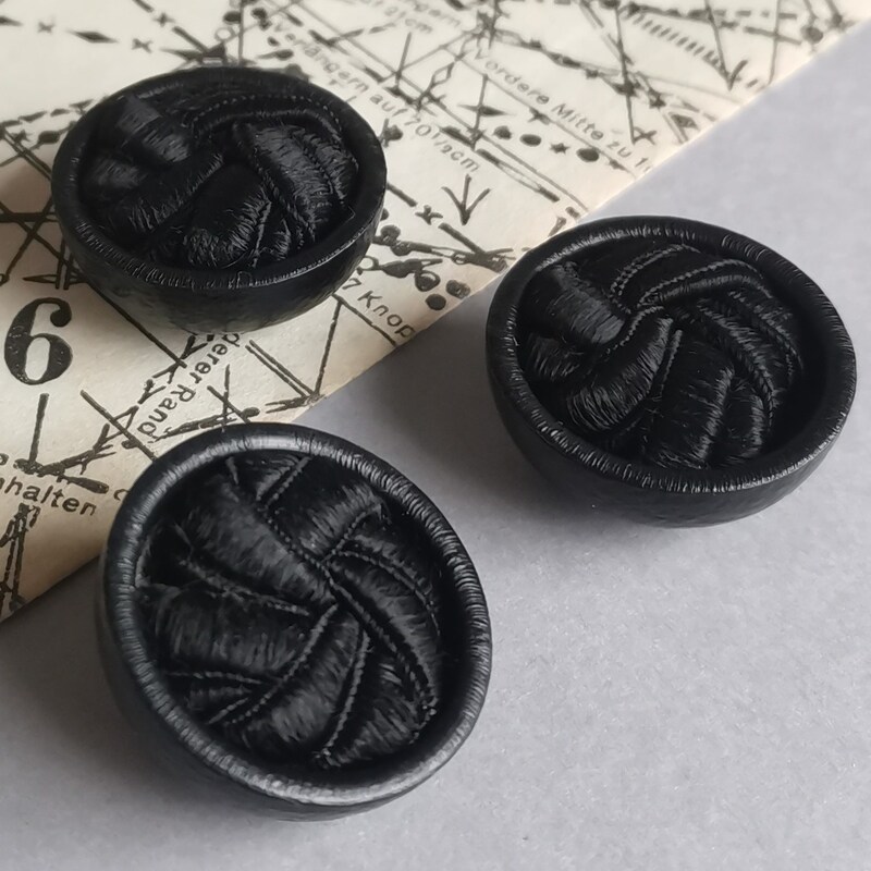 Black Coat Buttons - Etsy