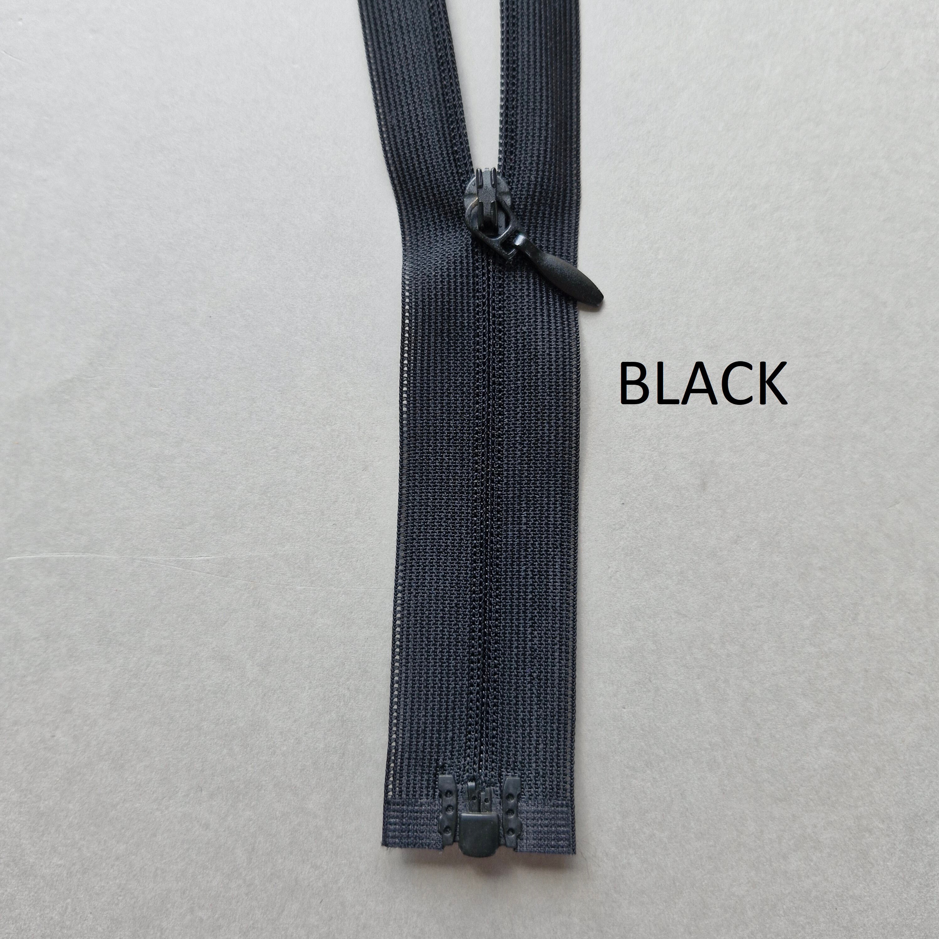 Invisible Open End Zipper 45-50cm Divisible Zipper Plastic Separating ...