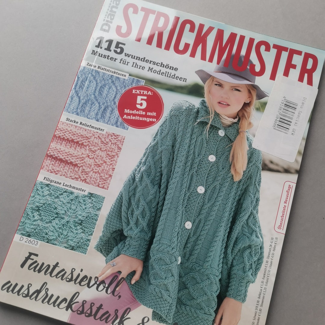 Diana Knitting Pattern Magazine STRICKMUSTER Knitting Schemes Deutsch ...