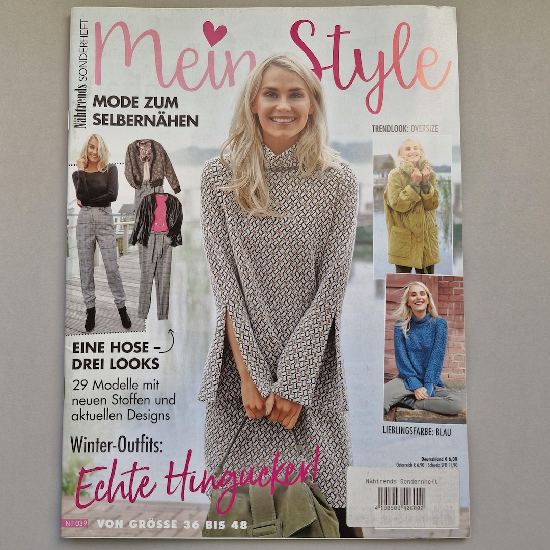 Mein Style Sewing Patterns Magazine Nahtrends SONDERHEFT 2018 Sewing ...