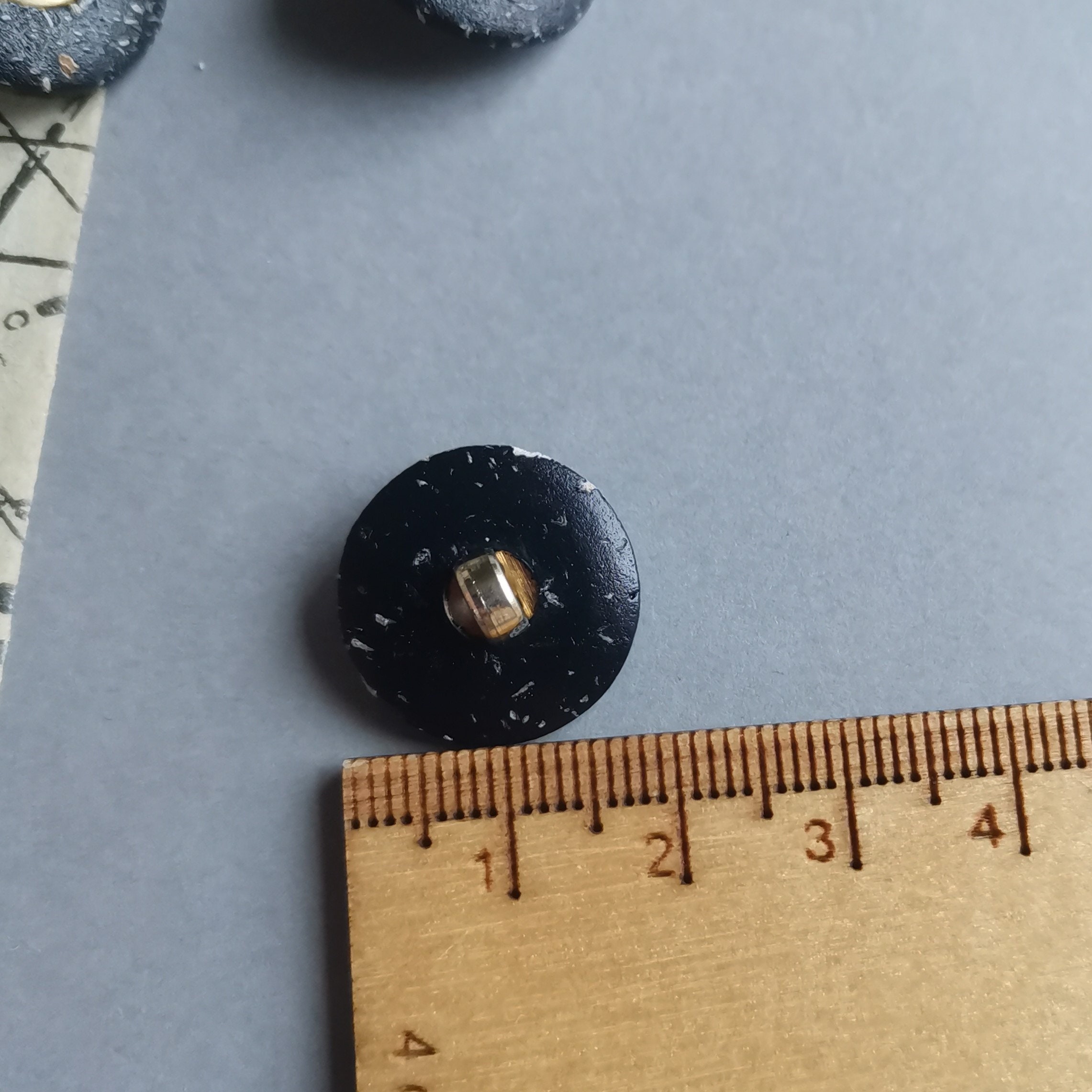 8 Dark Blue Gold Shank Buttons 18mm 3/4 Textured Plastic Buttons Blouse Skirt Jacket Dress Blue ...