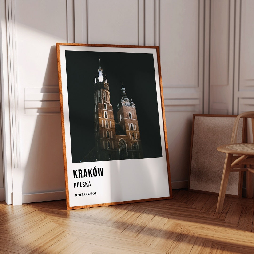 Kraków Poster Wawel Castle Wall Art Polish Print Plakat Kraków Polska ...