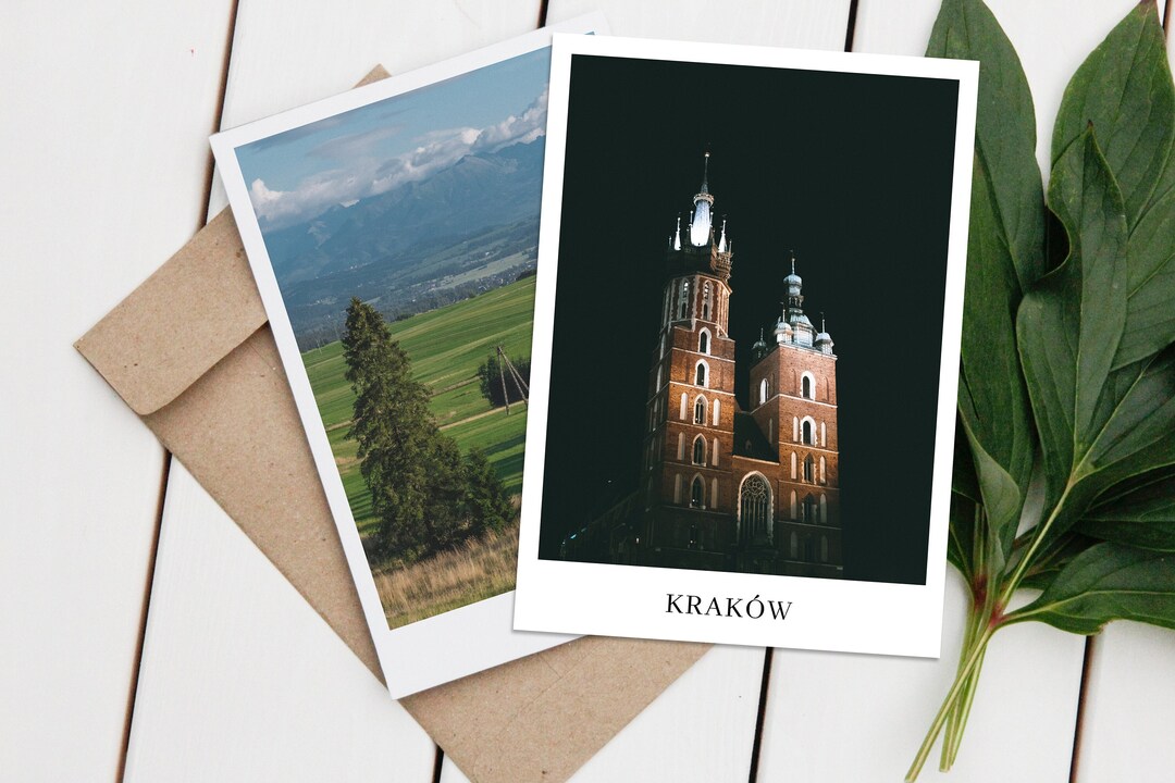 Postcards SET OF 2 Krakow Tatry Postcard Set of Poland Polska Pocztówki ...