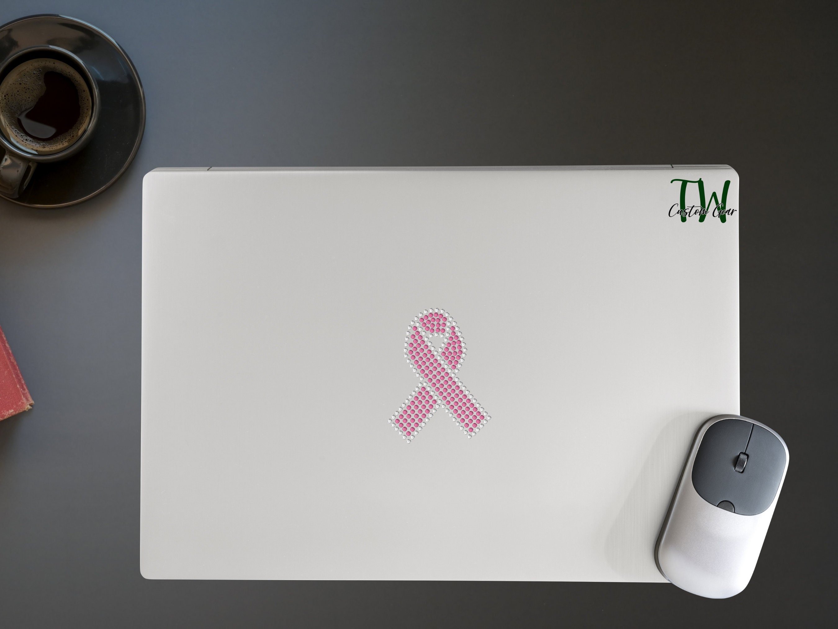 Custom Rhinestone Awareness Ribbon Decal, Cancer Ribbon Decal, Cancer ...