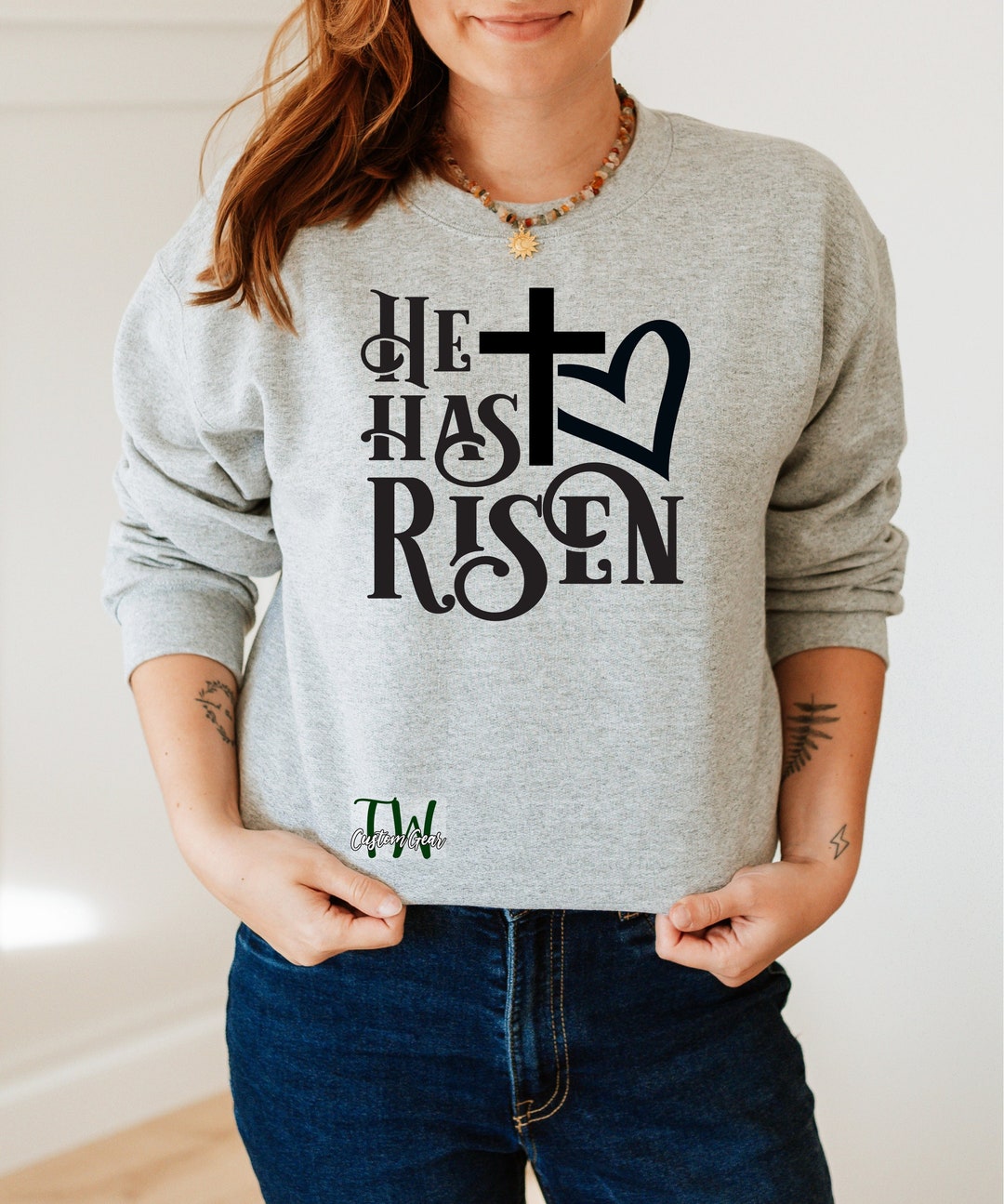 He Has Risen Shirt/sweatshirt. Easter Day Shirt. Jesus Lover Shirt ...