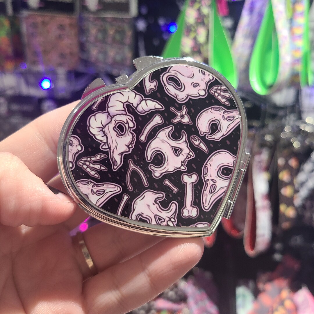 SKULLS ODDITIES CURIOUSITIES Compact Mirror - Etsy