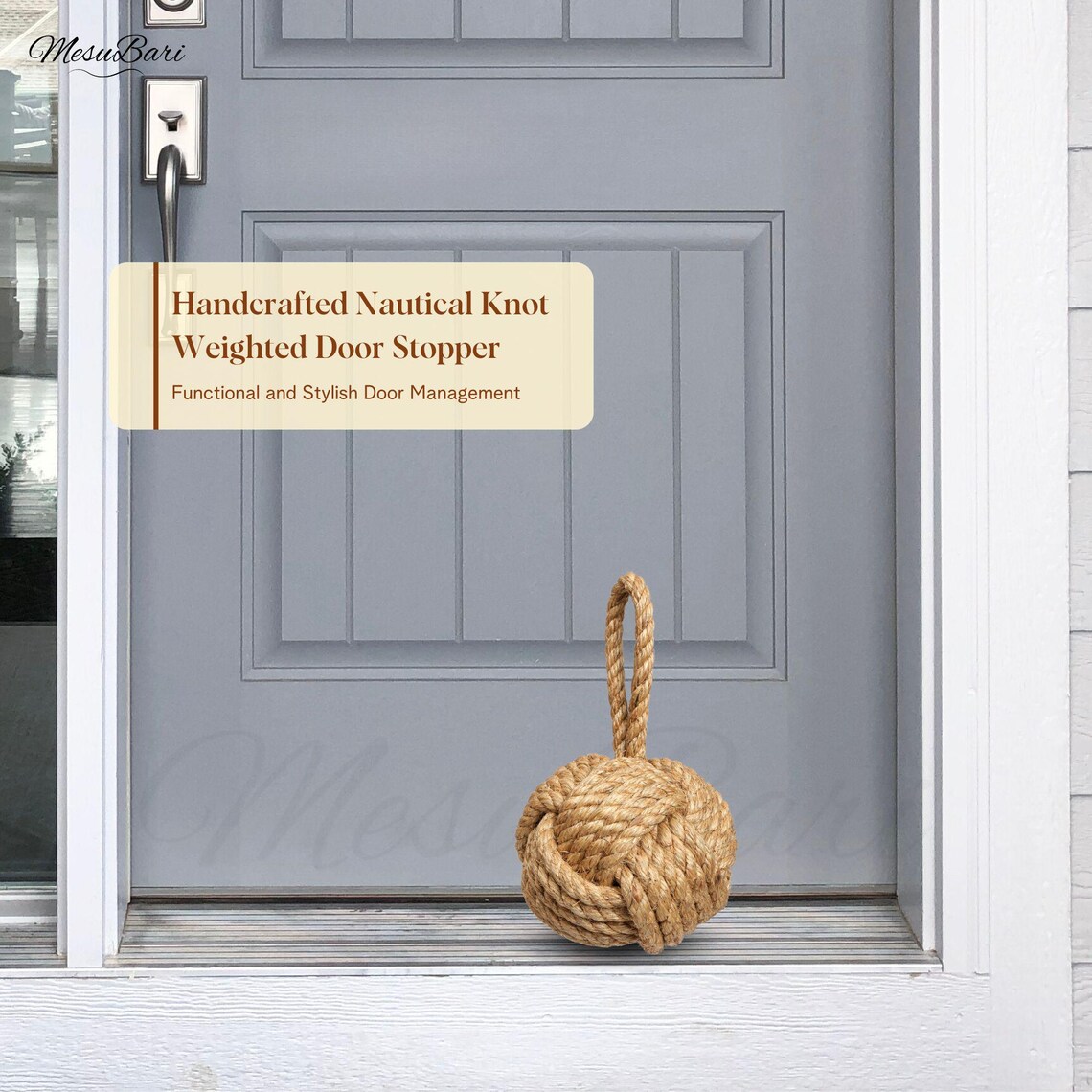 Sisal Rope Door Stop 6