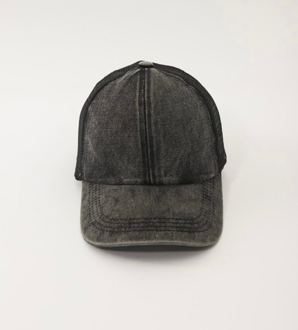 Distressed Denim Baseball Cap - Etsy