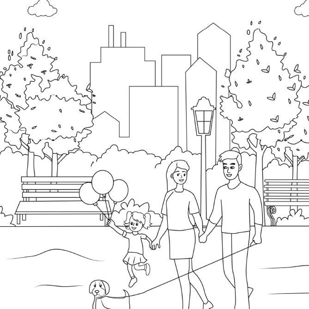 Family Activity Coloring Book - Etsy