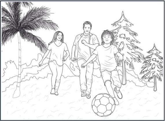 Family Fun Coloring Pages