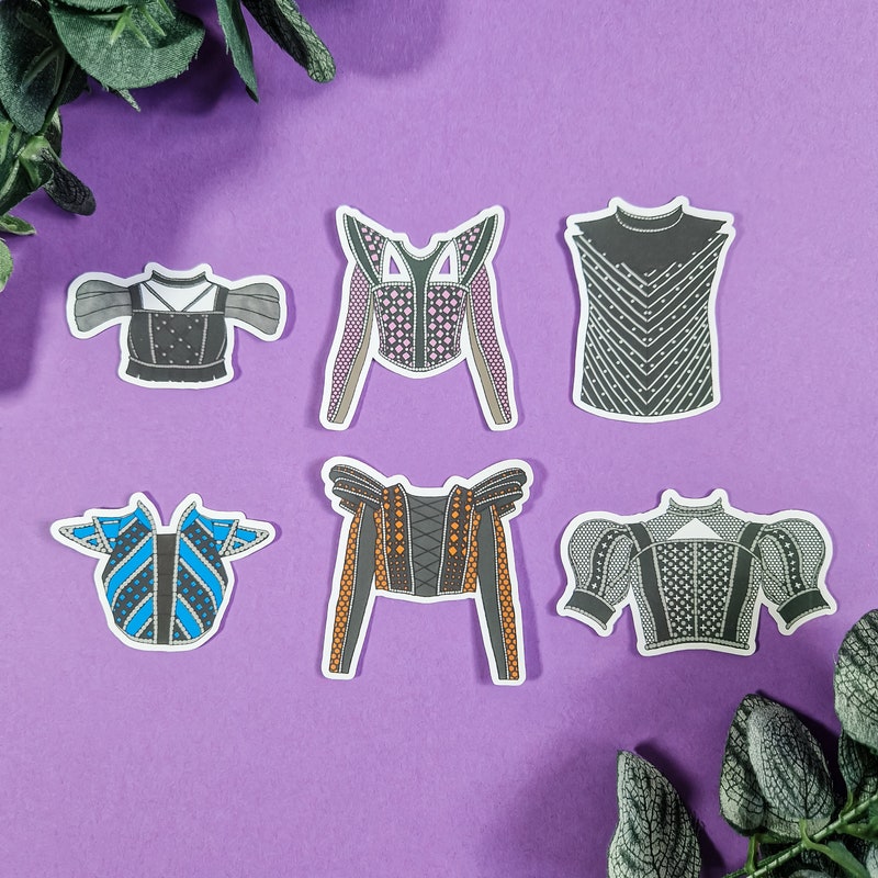 Six the Musical Stickers - Etsy