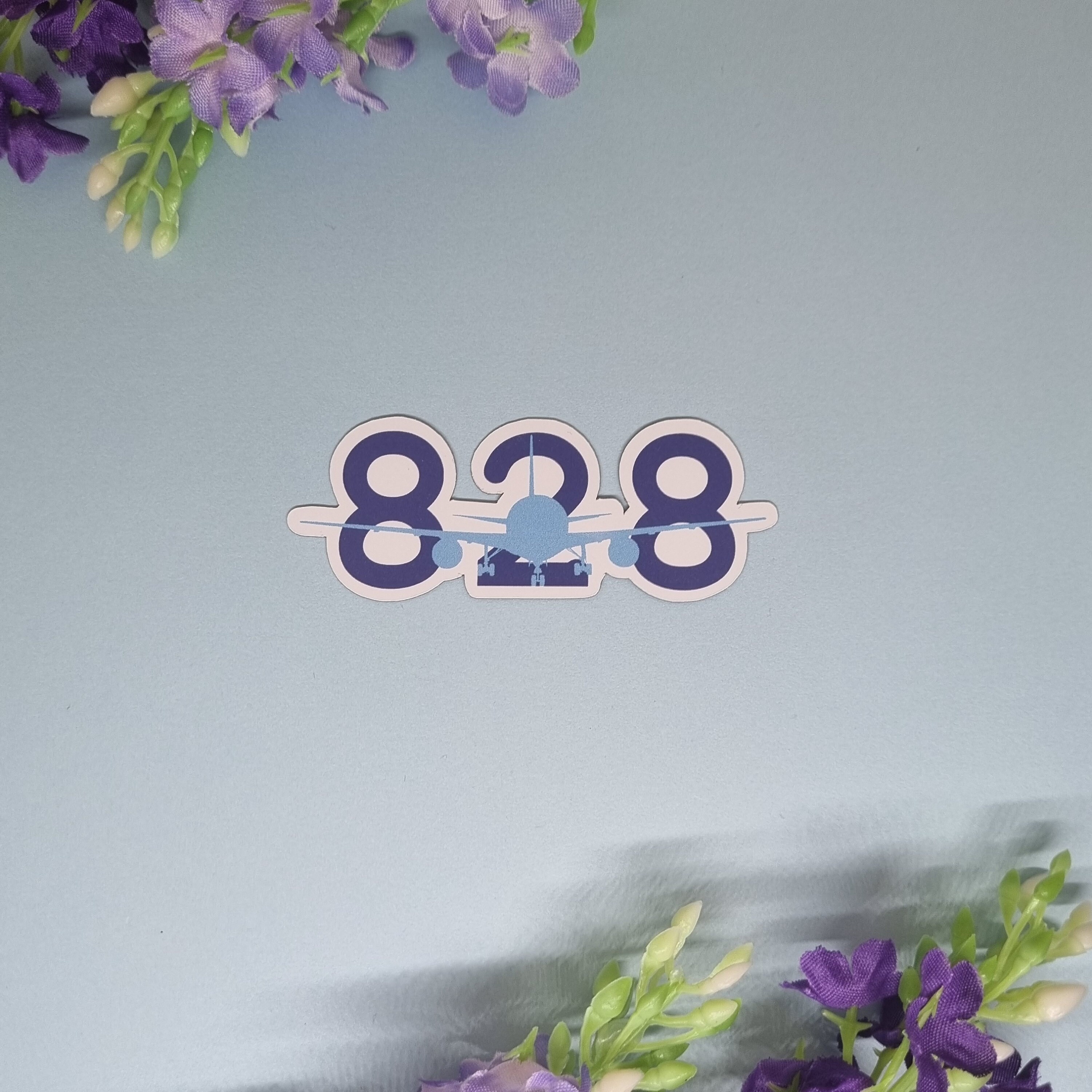 Manifesto Flight 828 Sticker Water Resistant Mystery Airplane All ...