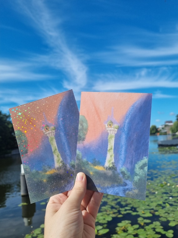 Tangled Tower Rapunzel Lost Princess Postcard - Etsy