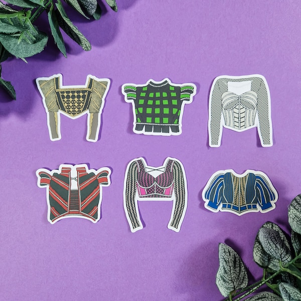 Six the Musical Stickers - Etsy