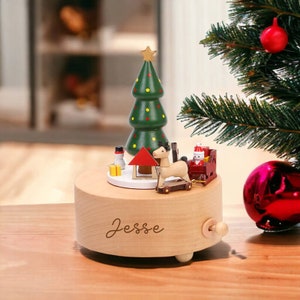 Personalized Engraved Wooden Music Box Custom Handmade - Etsy