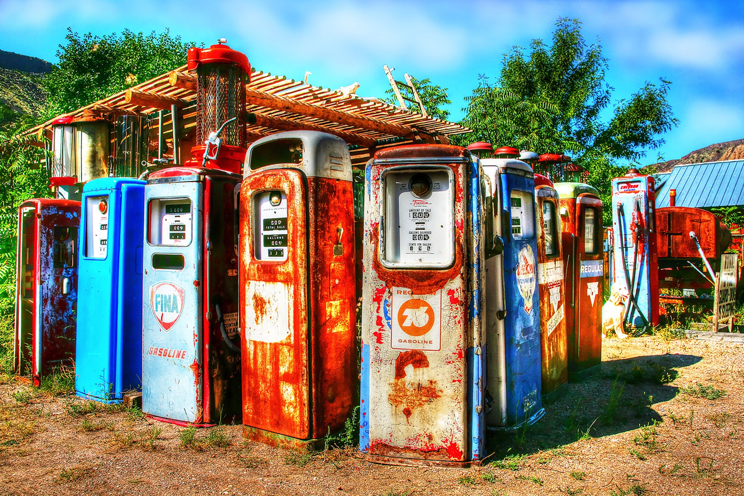 Antique Auto Gas Pumps Classic Car Memorabilia - Etsy
