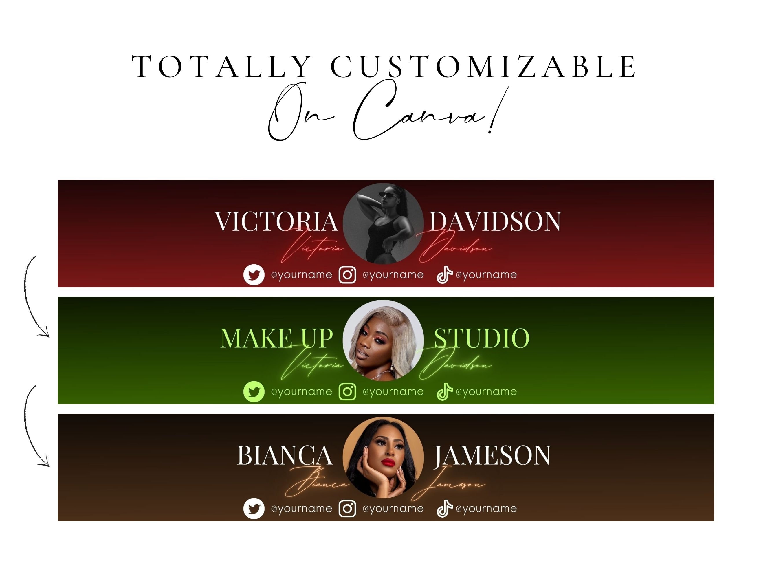 Youtube Banner Templates – Editable Canva Channel Art for Coaches ...