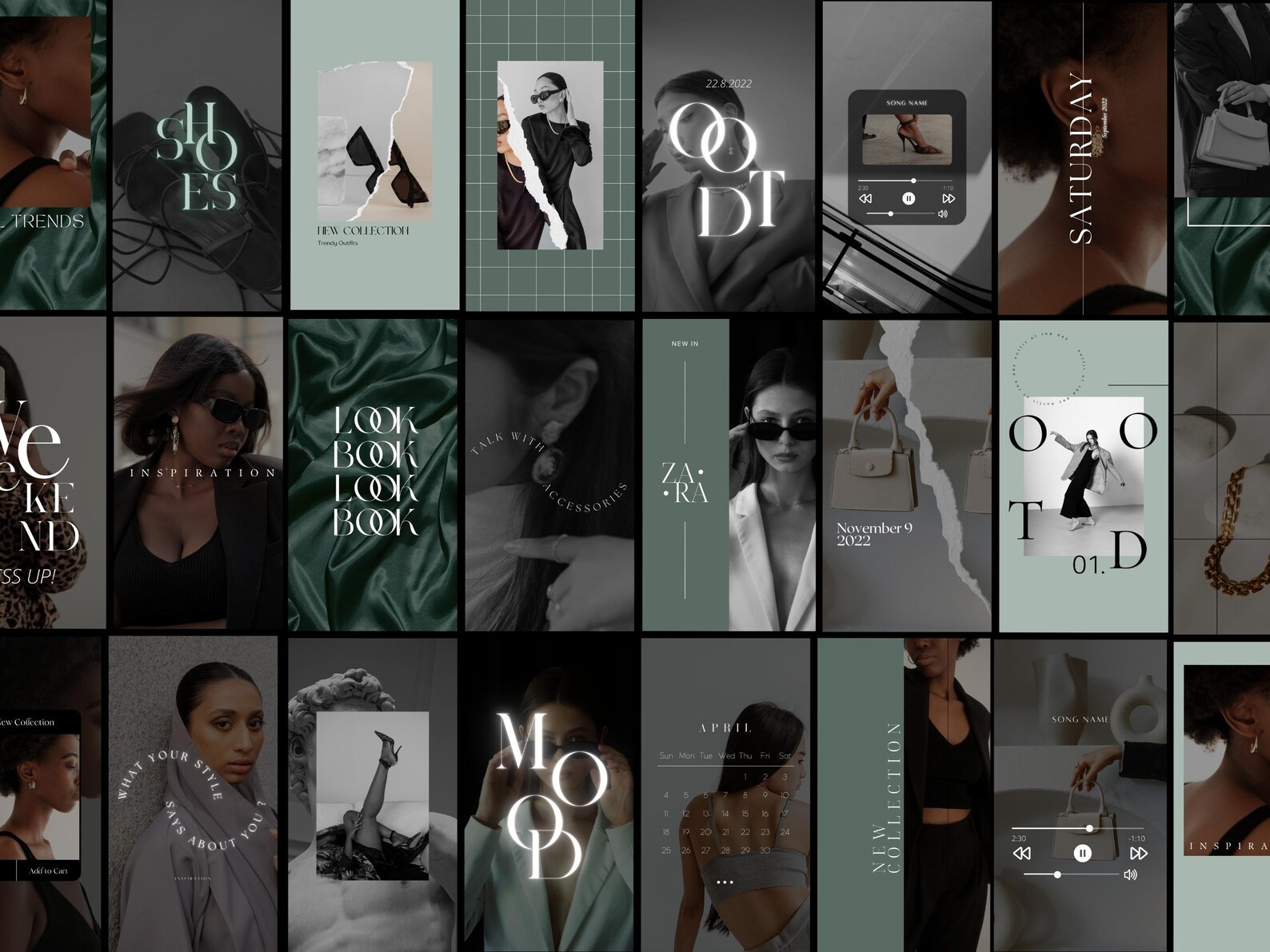 Instagram Reel Templates | Minimal IG Reel Cover Template | Modern IG ...