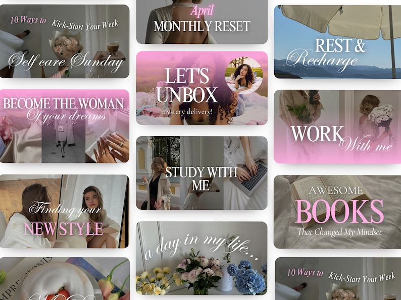 Youtube Thumbnails | Canva Templates | Minimalist Youtube Thumbnails ...