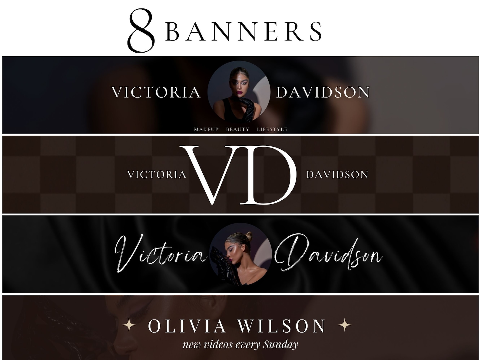Youtube Branding Kit Youtube Banner Youtube Thumbnail Youtube Intro ...