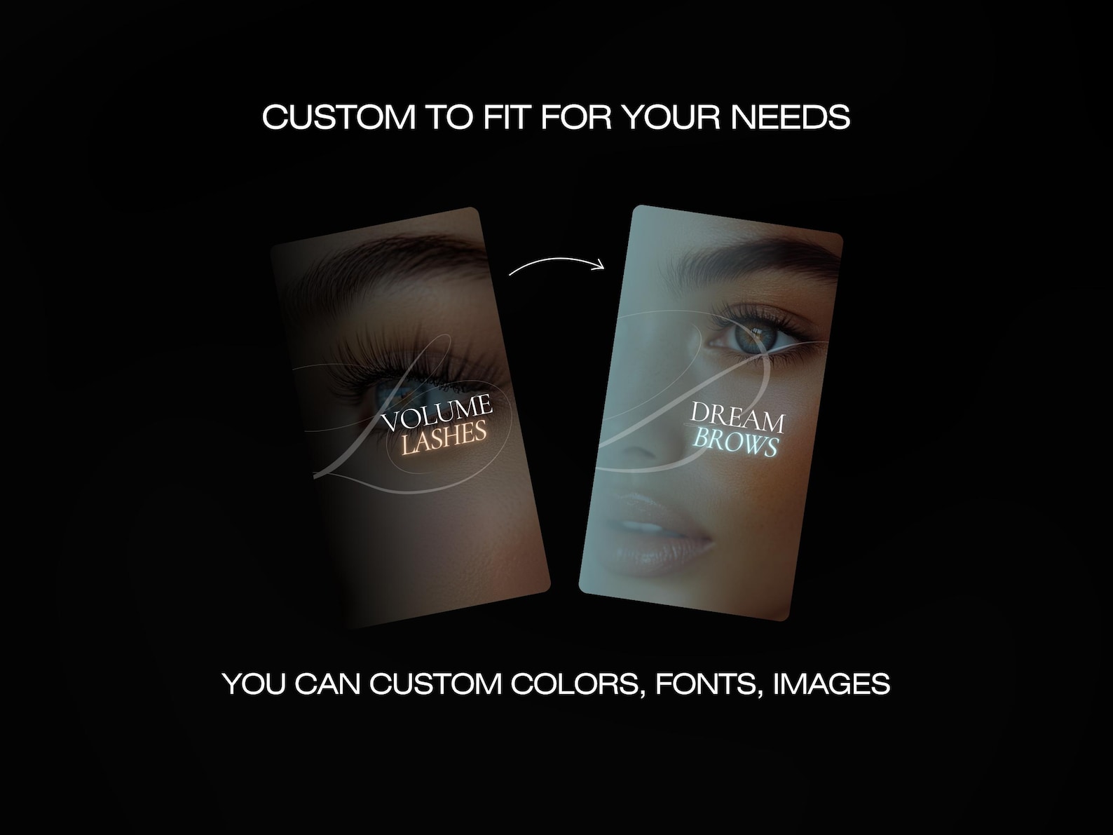 Lash Tech | PMU | PMU Templates | Reel Covers | Instagram Post ...