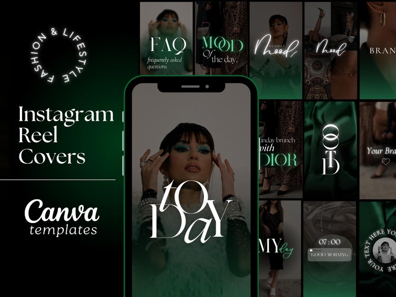 Instagram Reel and Story Templates | Dark Preset Reel Cover Template ...