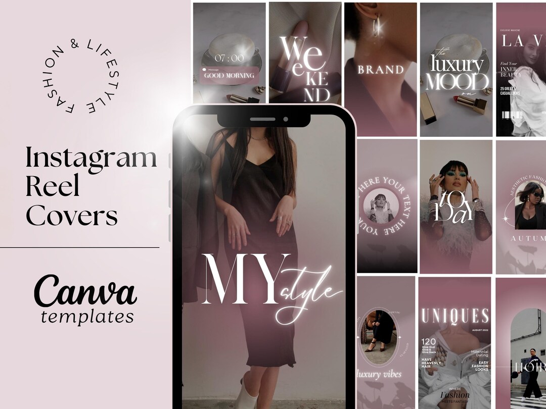 Instagram Reel and Story Templates | Trendy Reel Cover Template ...