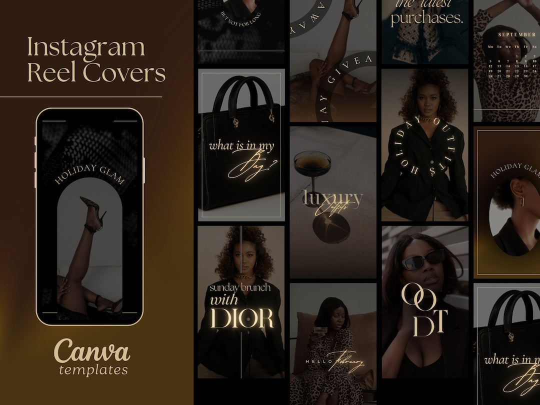 Instagram Reel Templates | Minimal IG Reel Cover Template | Modern IG ...