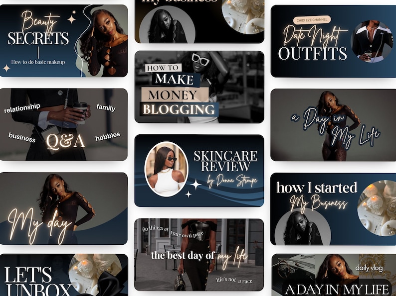 Youtube Thumbnails Aesthetic Thumbnail Youtube Views - Etsy