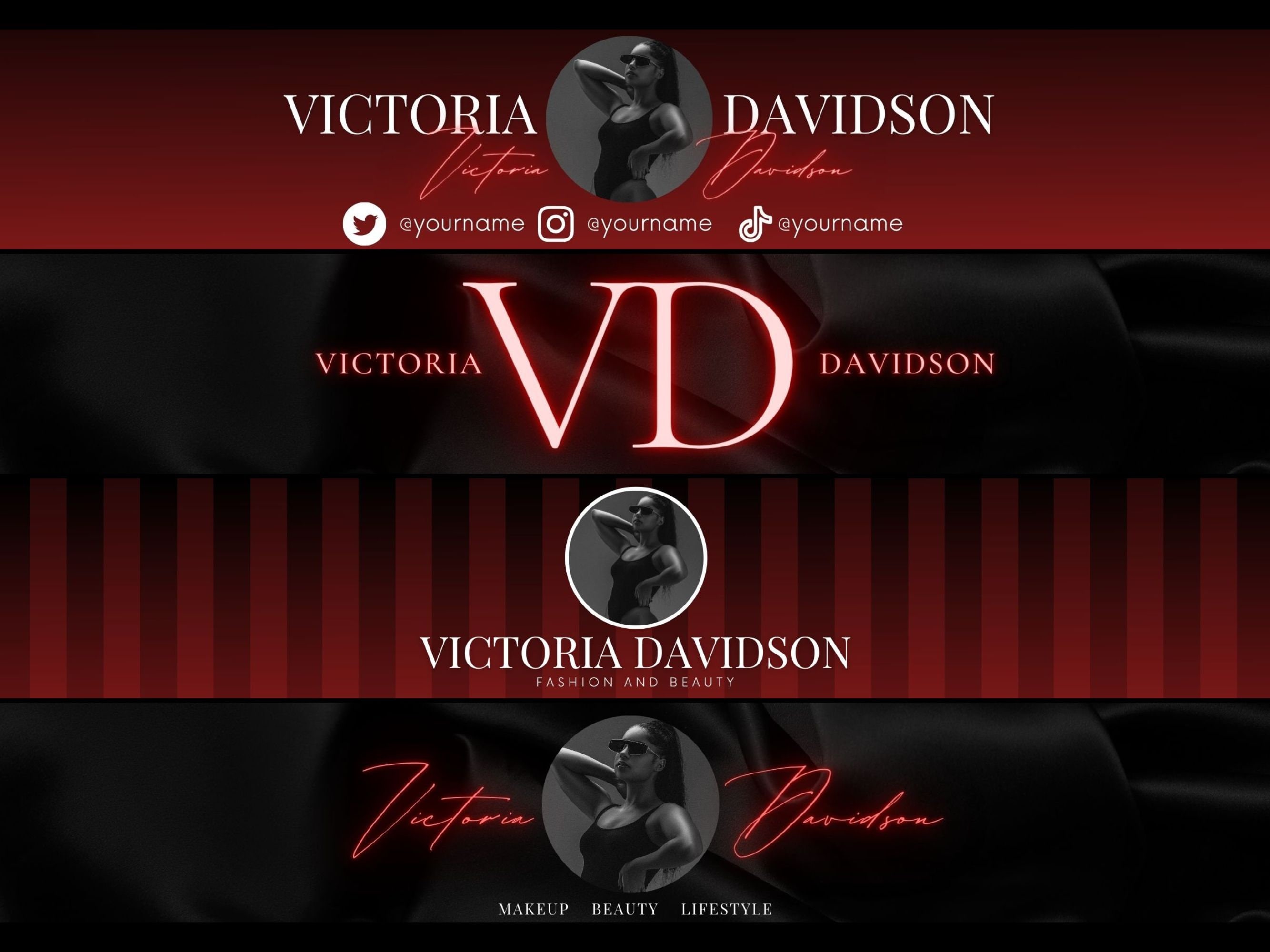 Youtube Banner Templates – Editable Canva Channel Art for Coaches ...