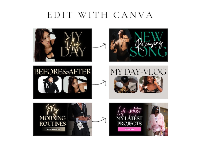 Youtube Thumbnails Aesthetic Thumbnail Youtube Views - Etsy