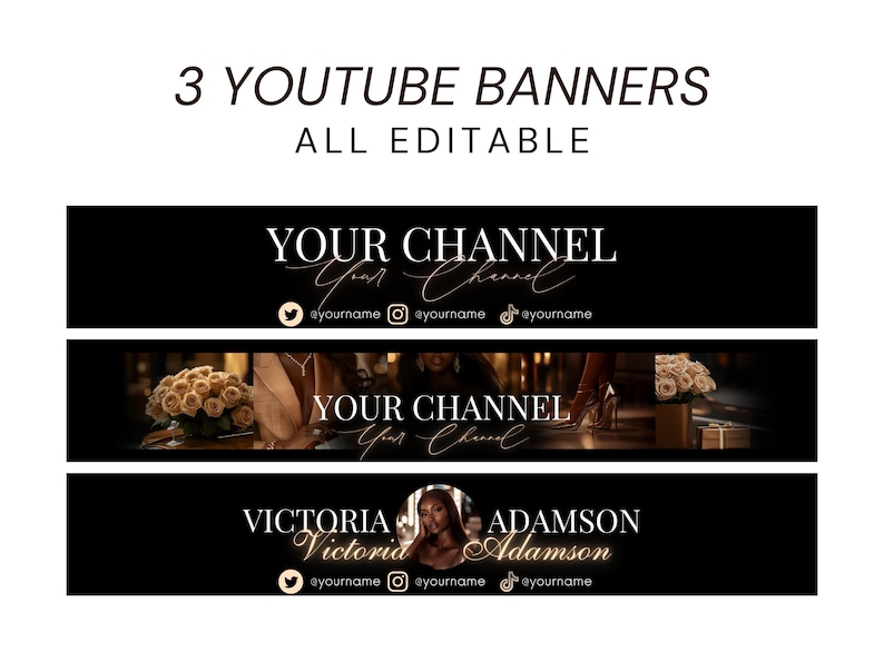 Youtube Banner | Youtube Thumbnail | Youtube Branding Kit | Youtube ...