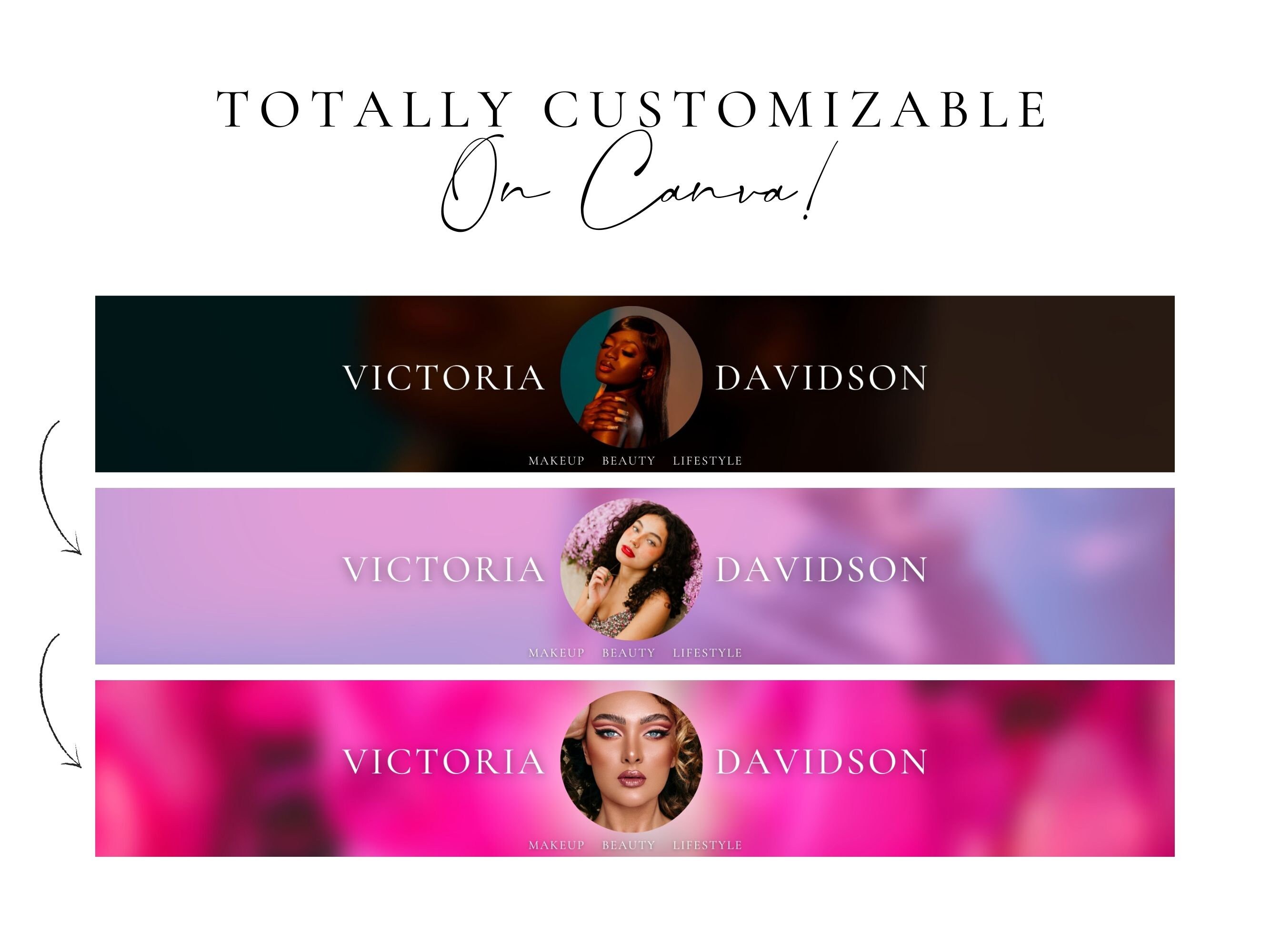 Youtube Banner Templates Youtube Branding Minimal Youtube Banner Dark ...