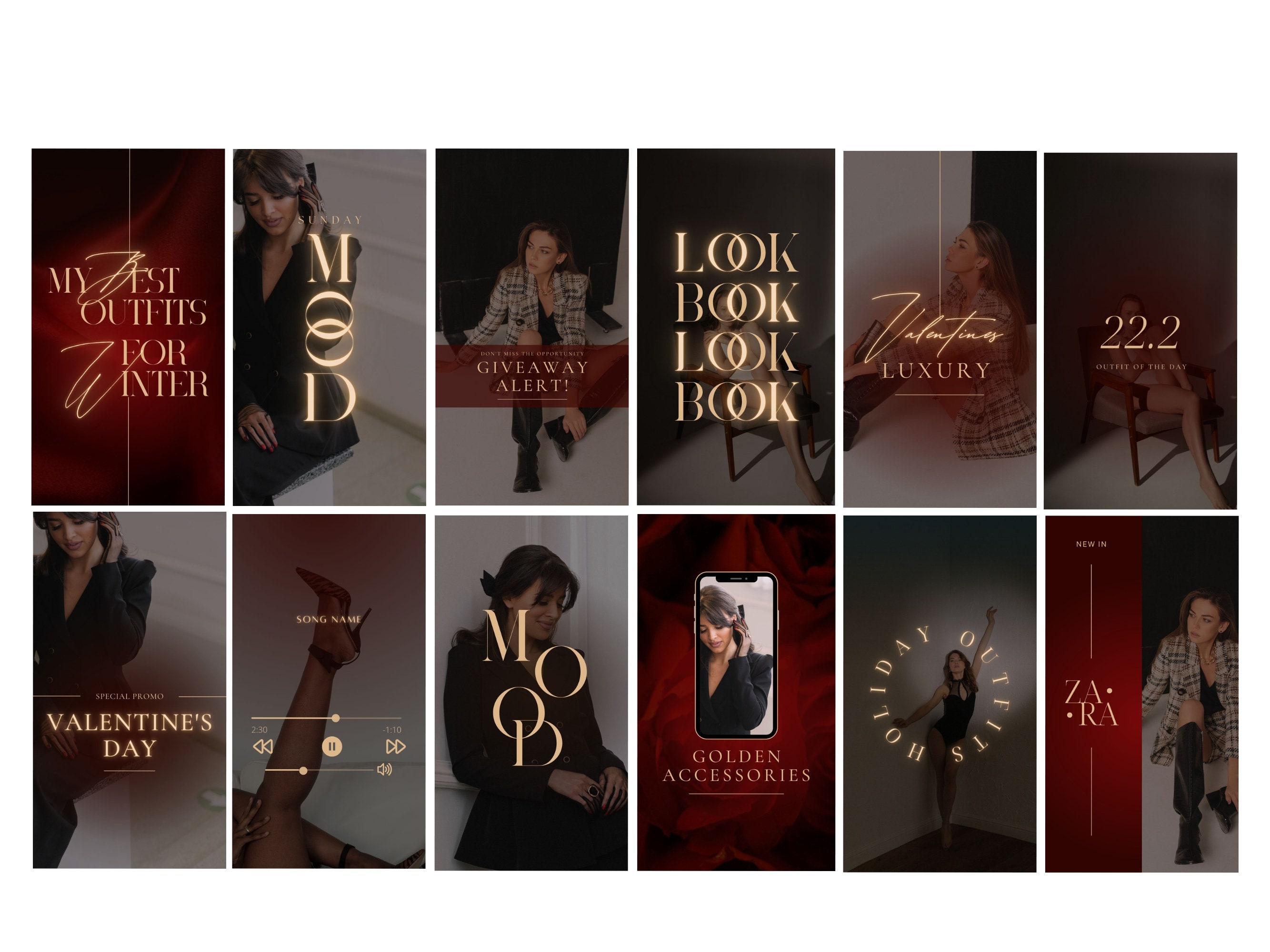 Instagram Reel Templates Minimal IG Reel Cover Template Modern IG Reels ...