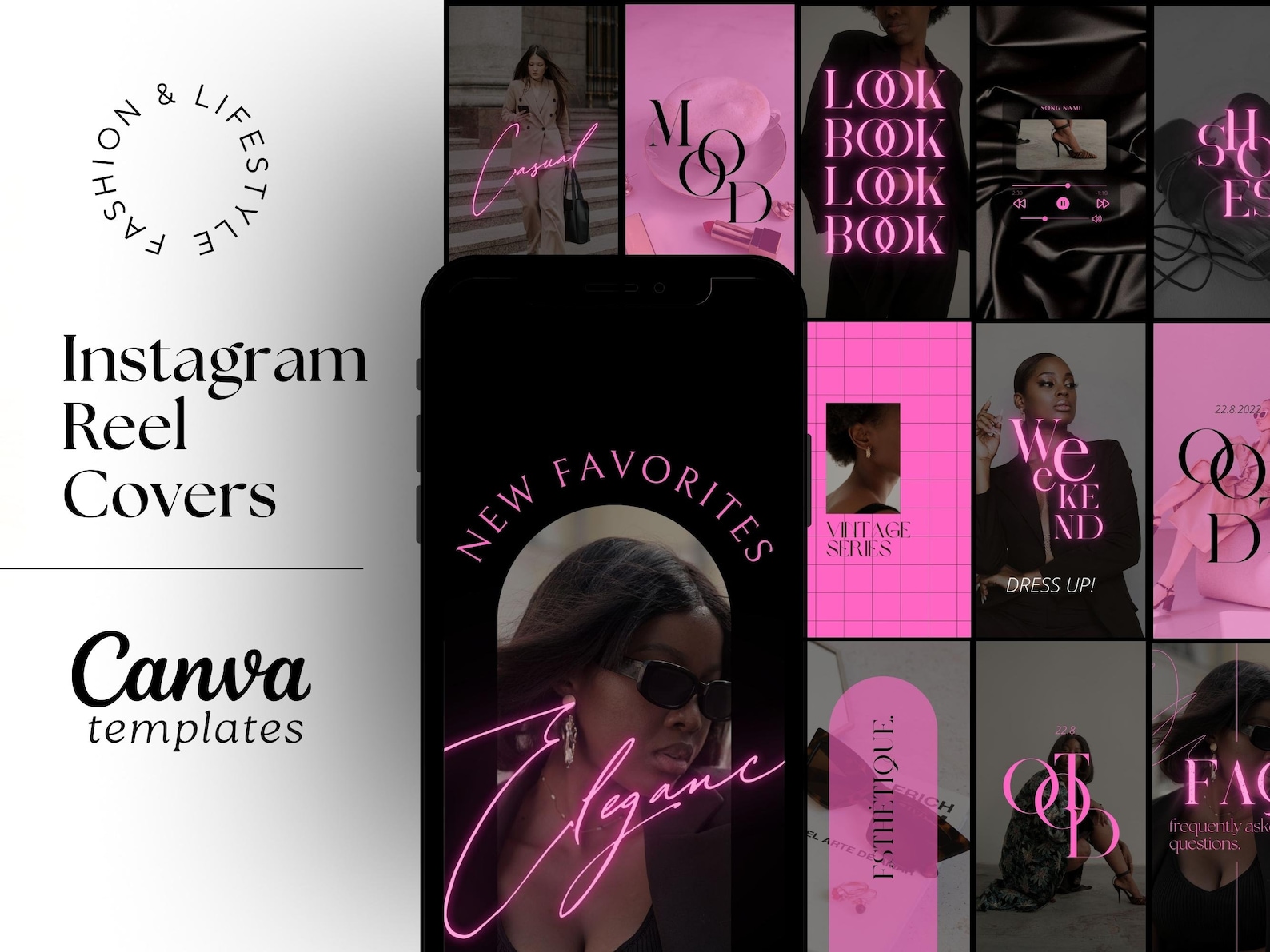Instagram Reel and Story Templates | Dark Preset Reel Cover Template ...