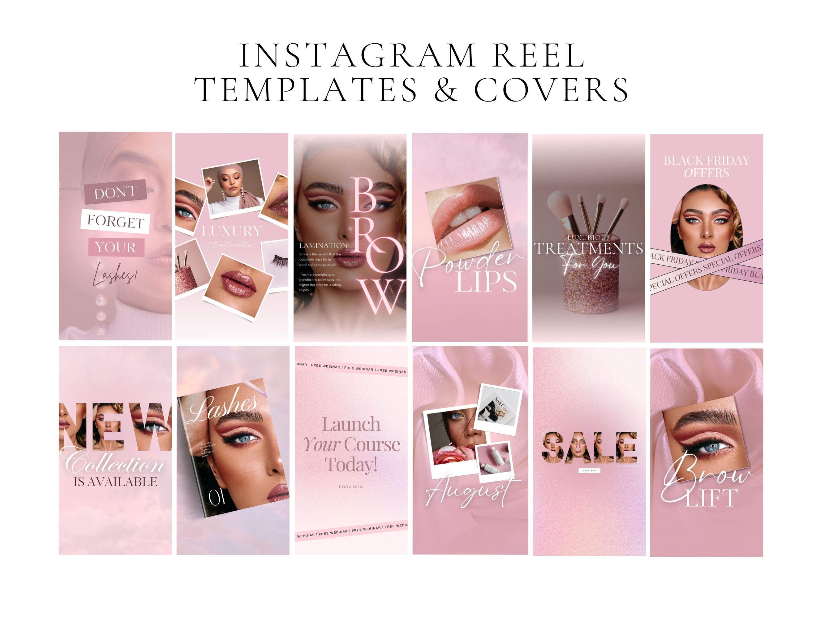 Instagram Reel Cover | Instagram Reels | Instagram Post | Pink ...
