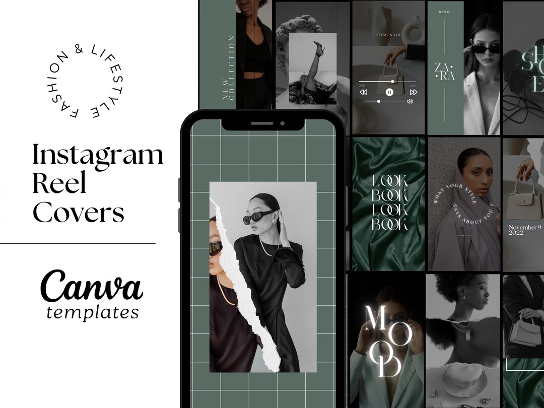 Instagram Reel Templates | Minimal IG Reel Cover Template | Modern IG ...