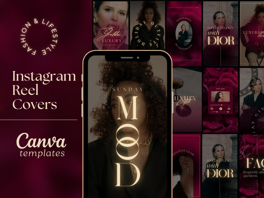 Instagram Reel and Story Templates | Dark Preset Reel Cover Template ...