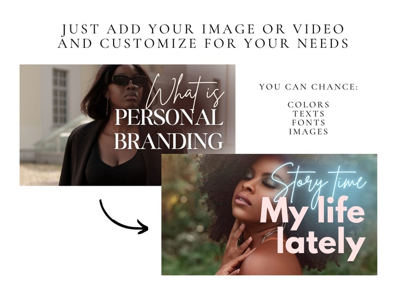 Youtube Thumbnails Canva Template Youtube Brand Kit - Etsy