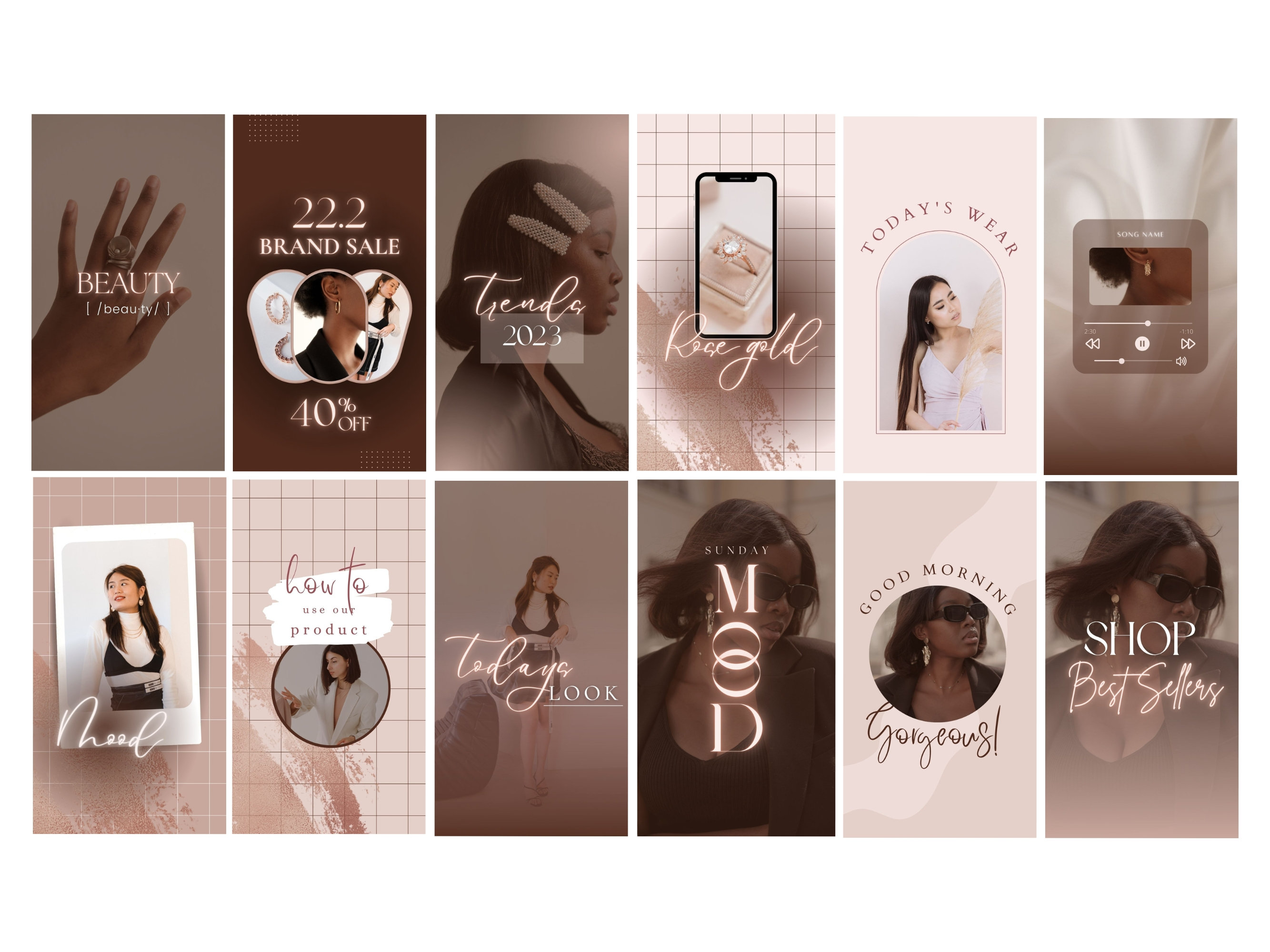 Instagram Reel Templates Minimal IG Reel Cover Template Modern IG Reels ...