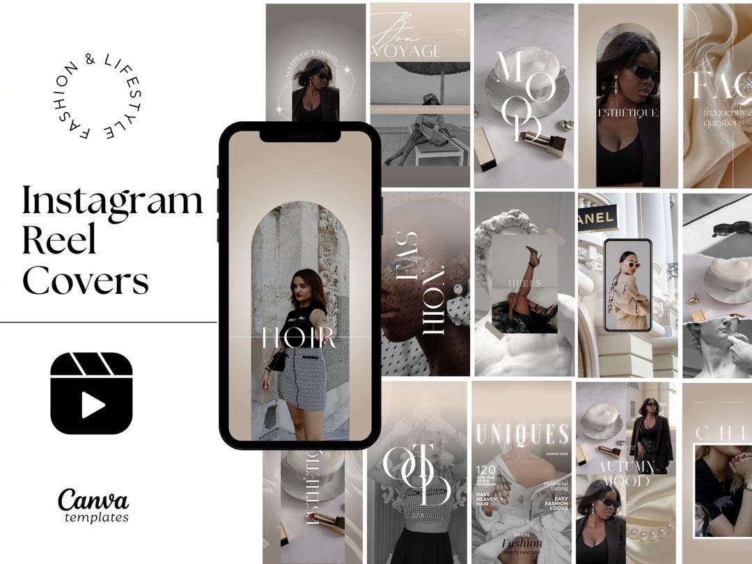 Instagram Reel and Story Templates | Trendy Reel Cover Template ...