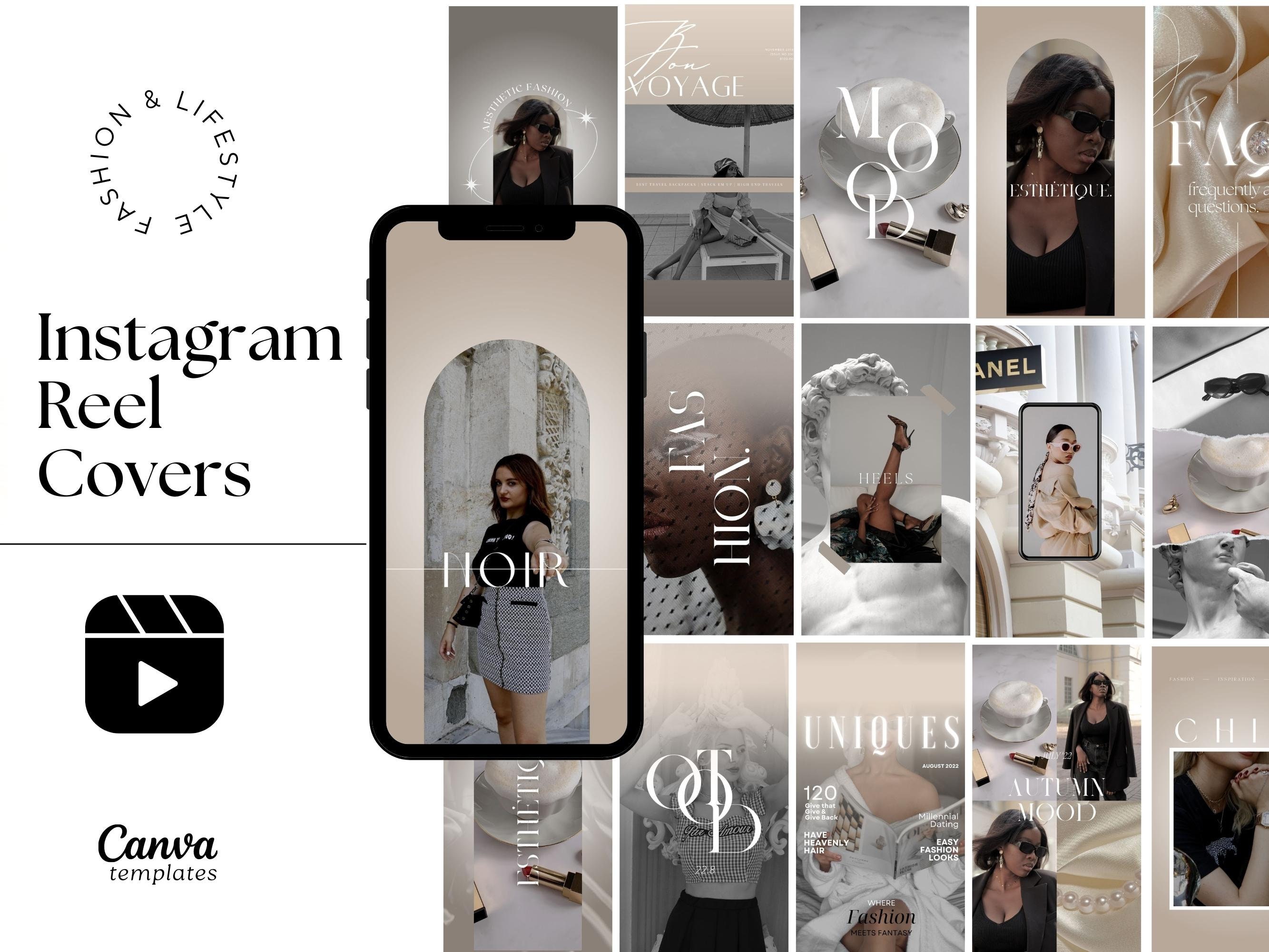 Instagram Reel and Story Templates | Trendy Reel Cover Template ...