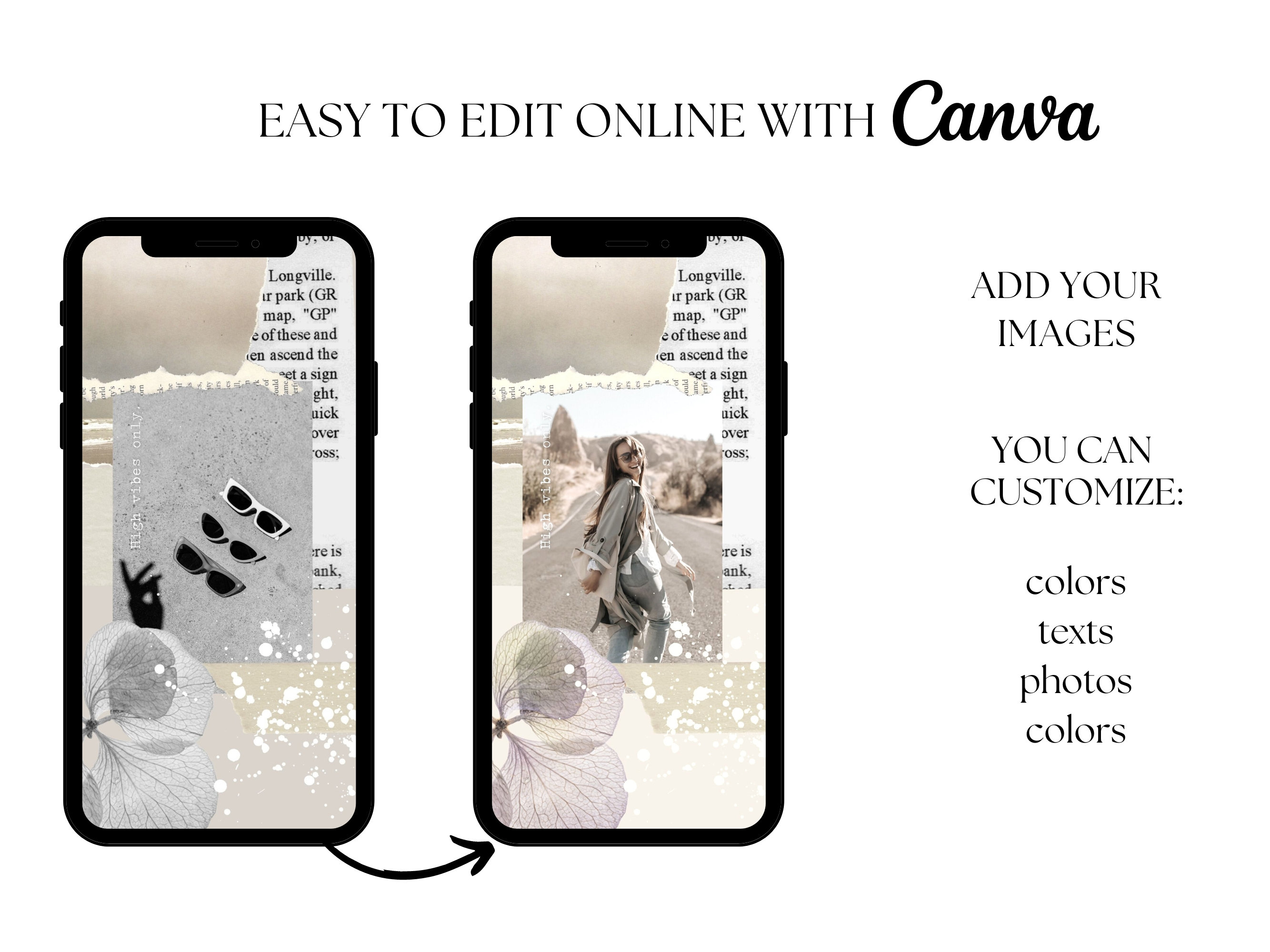 Instagram Reel and Story Templates Minimal IG Reel Cover Template ...