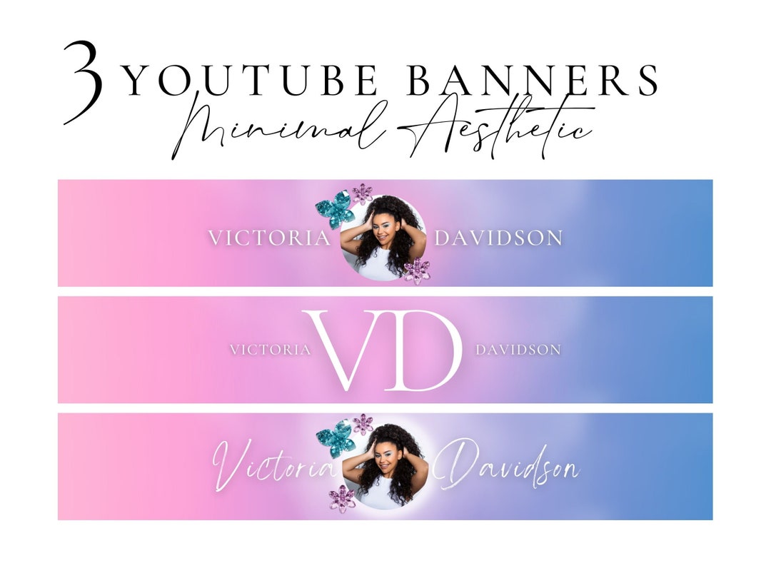 Youtube Banner Templates | Youtube Branding | Pink Youtube Banner ...