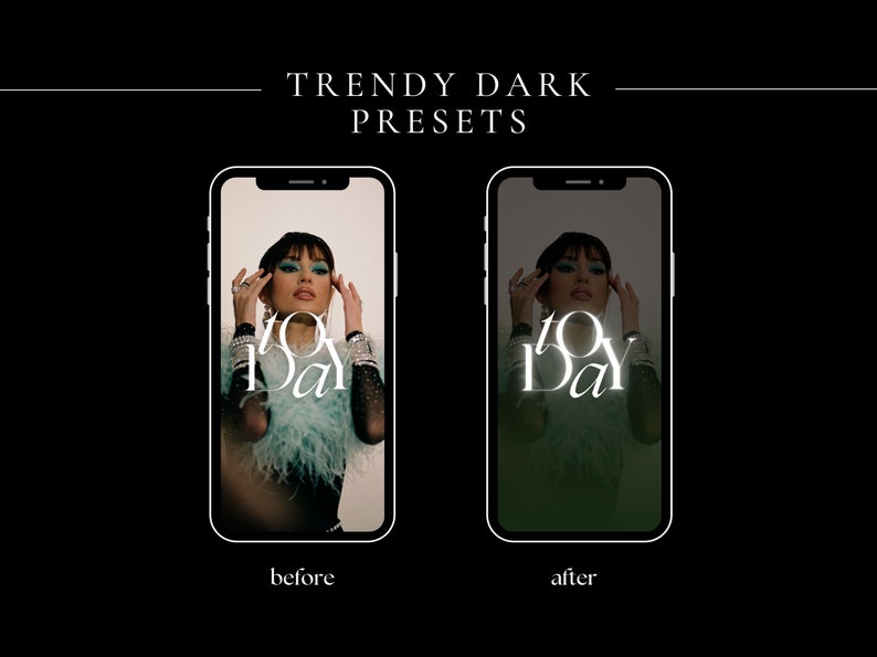 Instagram Reels Templates for Brand Dark Preset Reel Cover - Etsy