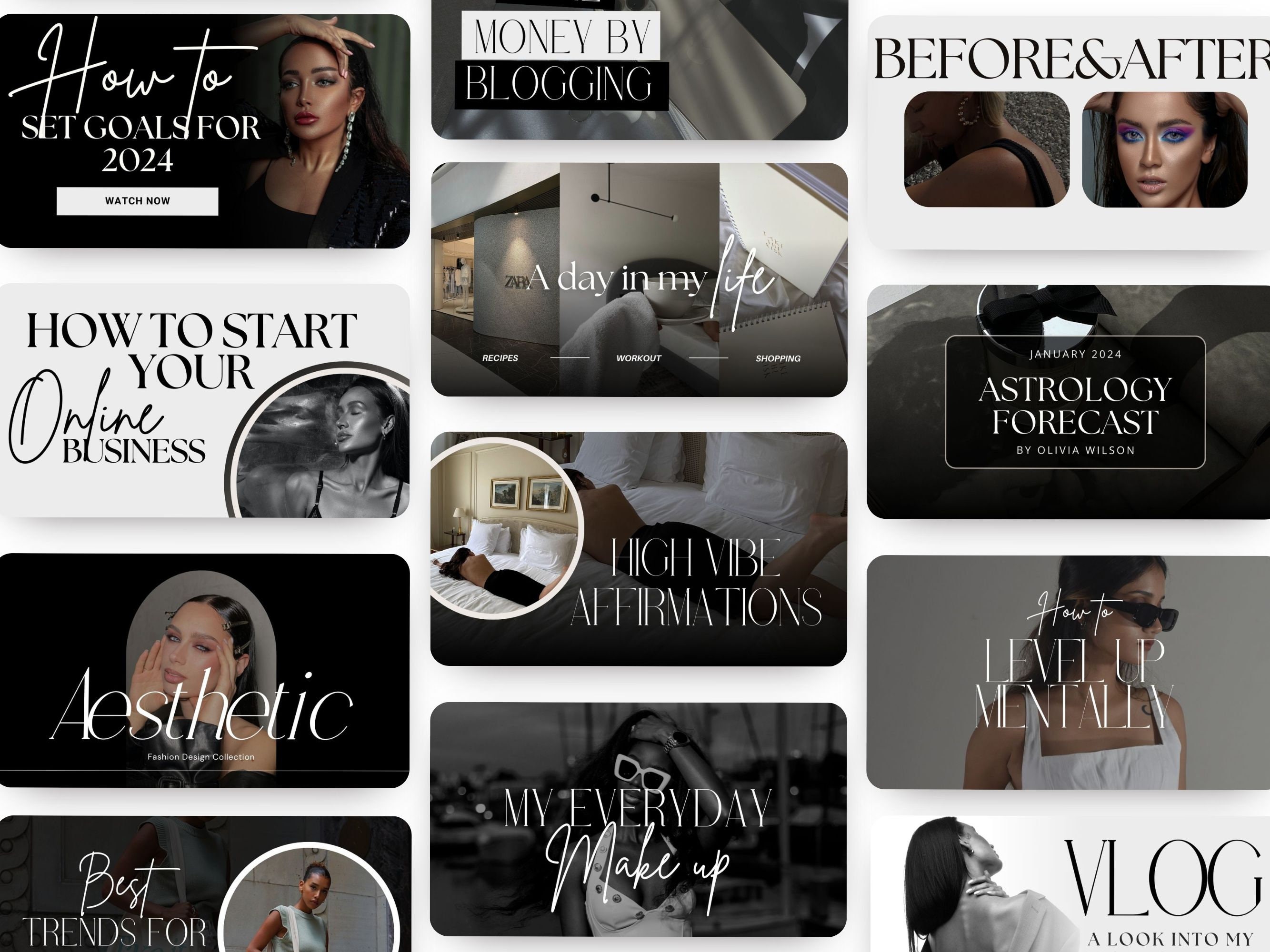 Youtube Thumbnails | Thumbnail Template | Youtube Brand Kit | Youtube ...
