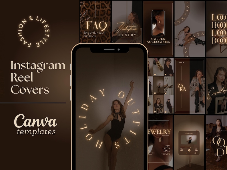 Instagram Reel and Story Templates | Dark Preset Reel Cover Template ...