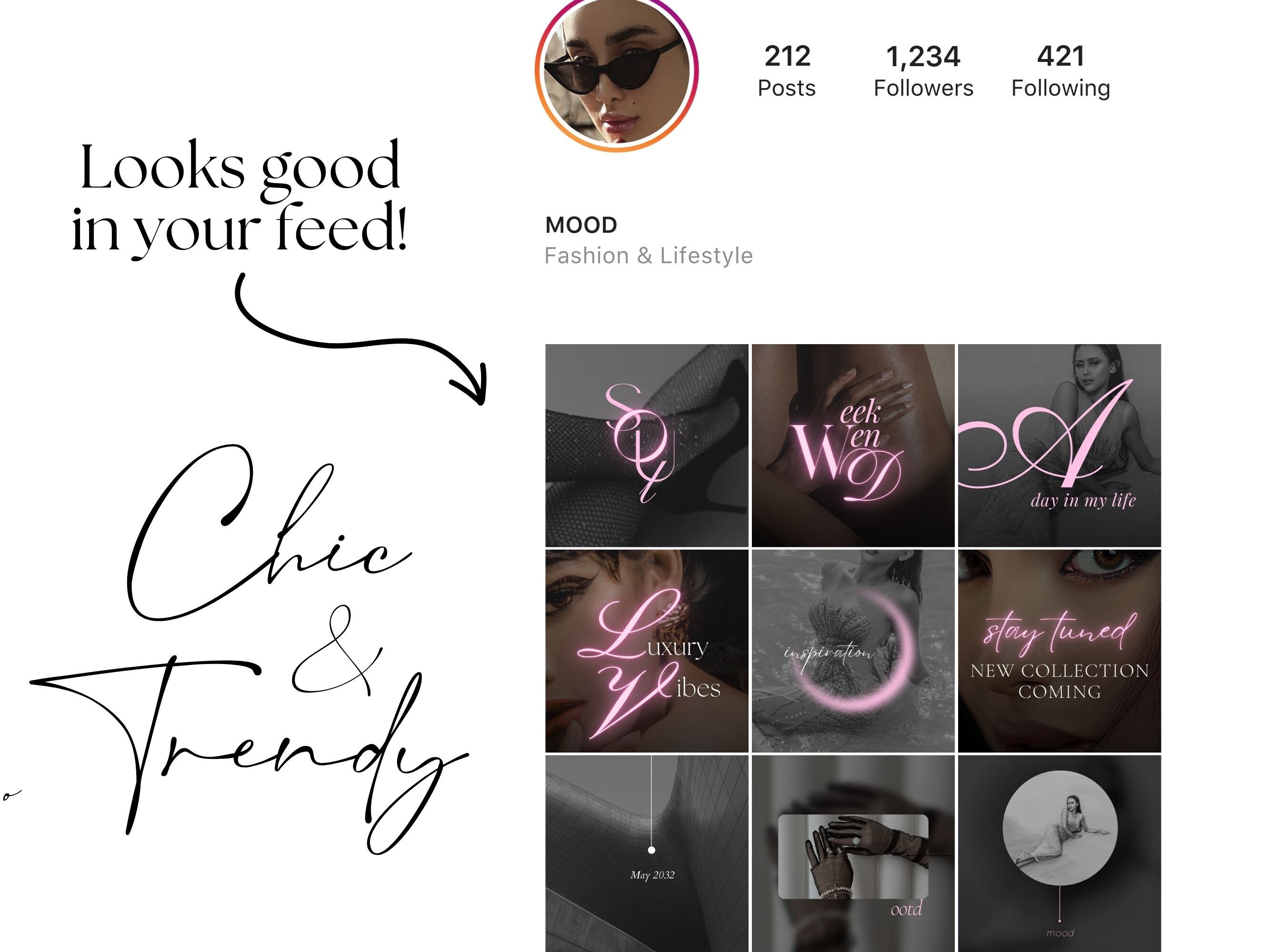 Instagram Reel Cover Instagram Template Tik Tok Template - Etsy