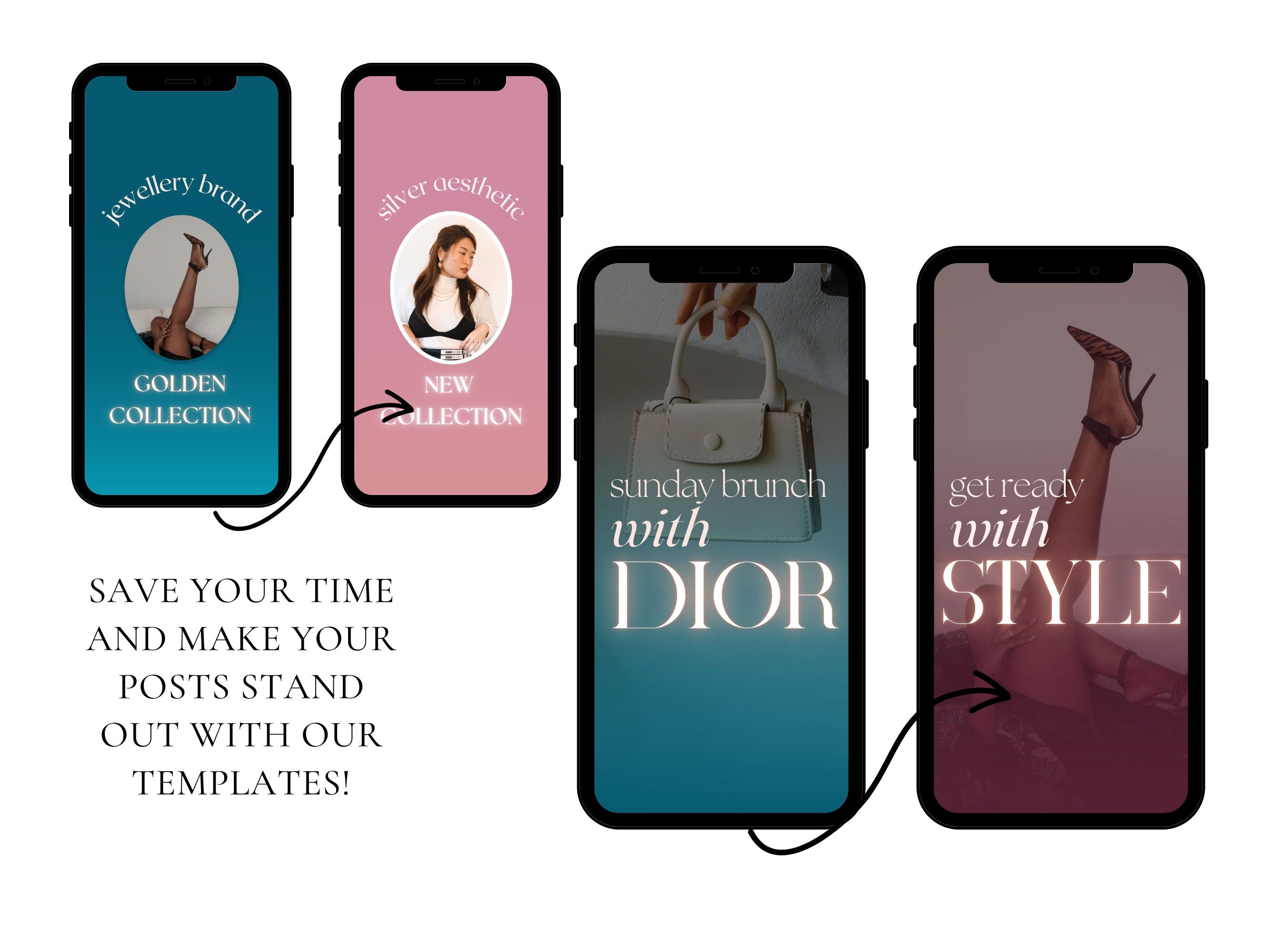 Instagram Reel Templates Minimal IG Reel Cover Template Modern Pink IG ...